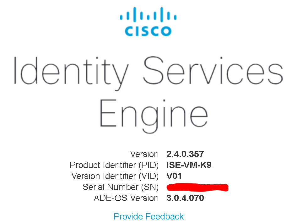 Cisco ISE: Patching